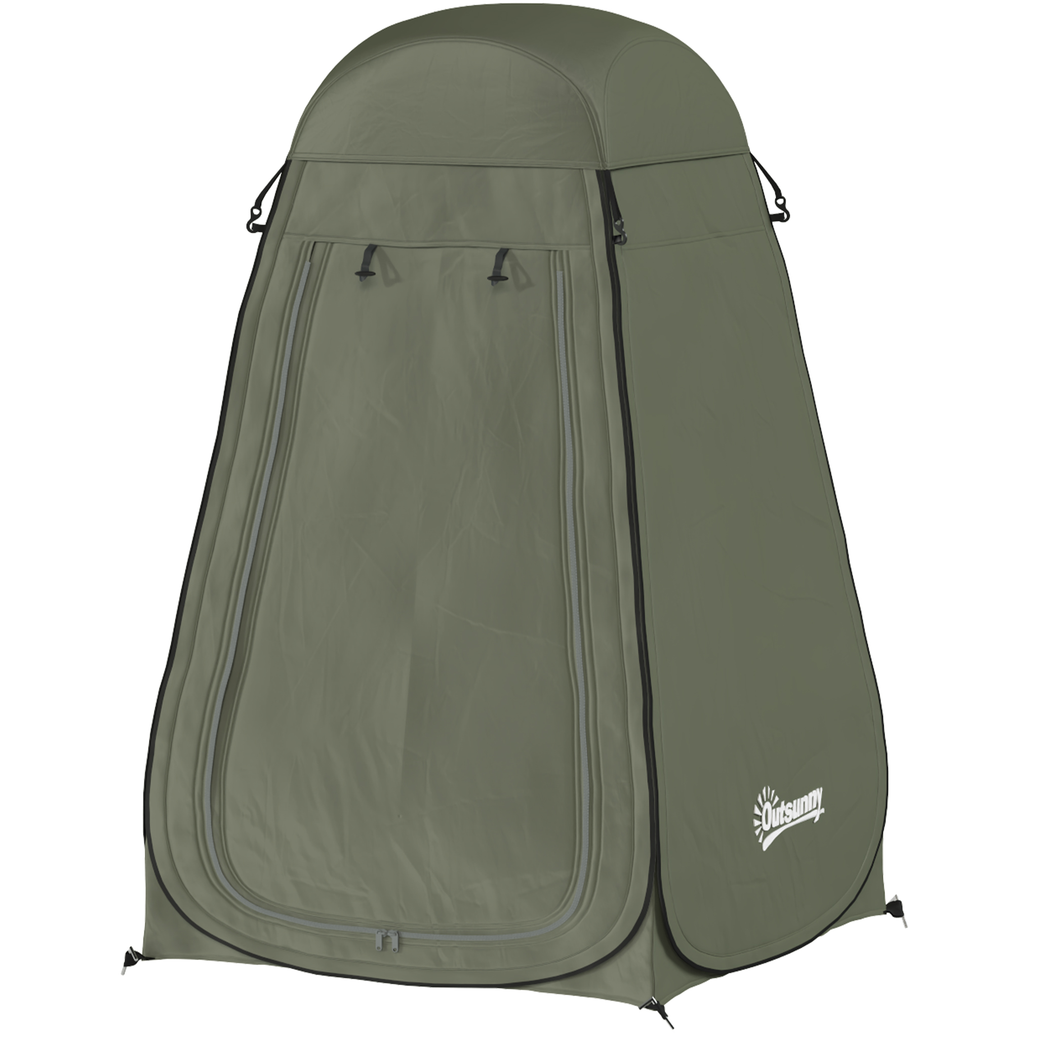 Outsunny Pop Up Shower Tent, Portable Privacy Room for Outdoor Changing ...