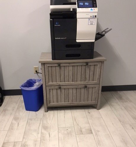 HOMCOM Retro Style 2-Drawer Lateral File Cabinet Chest with Hanging ...