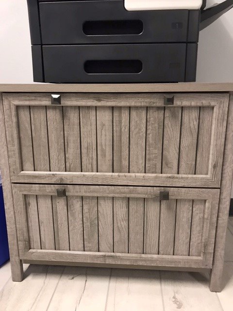 HOMCOM Retro Style 2-Drawer Lateral File Cabinet Chest with Hanging ...