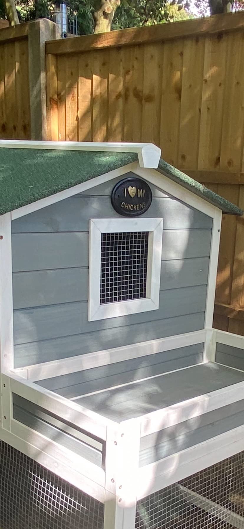 PawHut Chicken Hutch w/ Spacious Run Area 63" Wooden Large Hen House ...