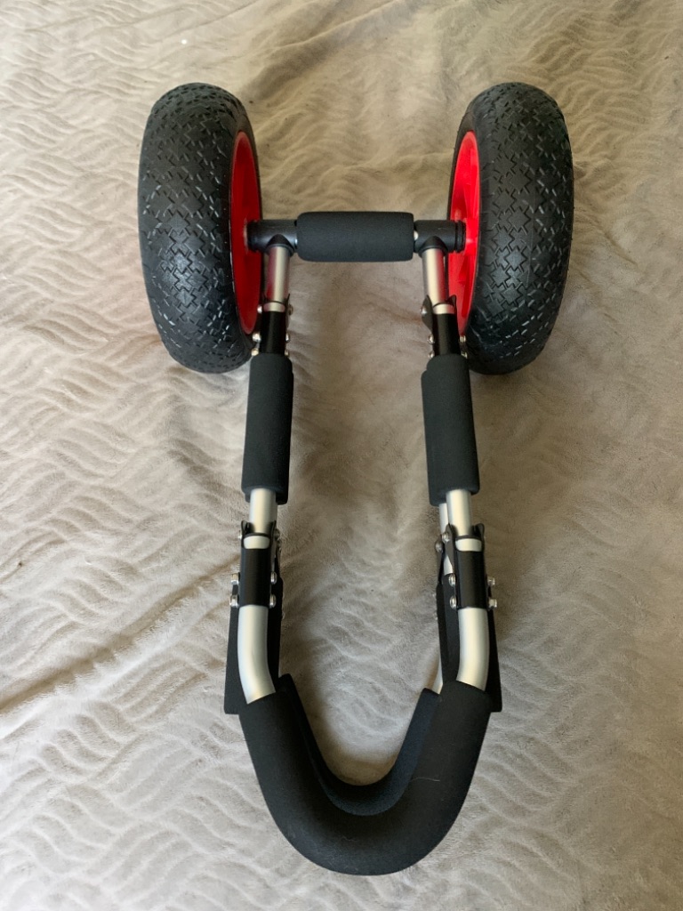 Outsunny Surfboard Trolley Foldable Surfboards Cart Rolling Cart for ...