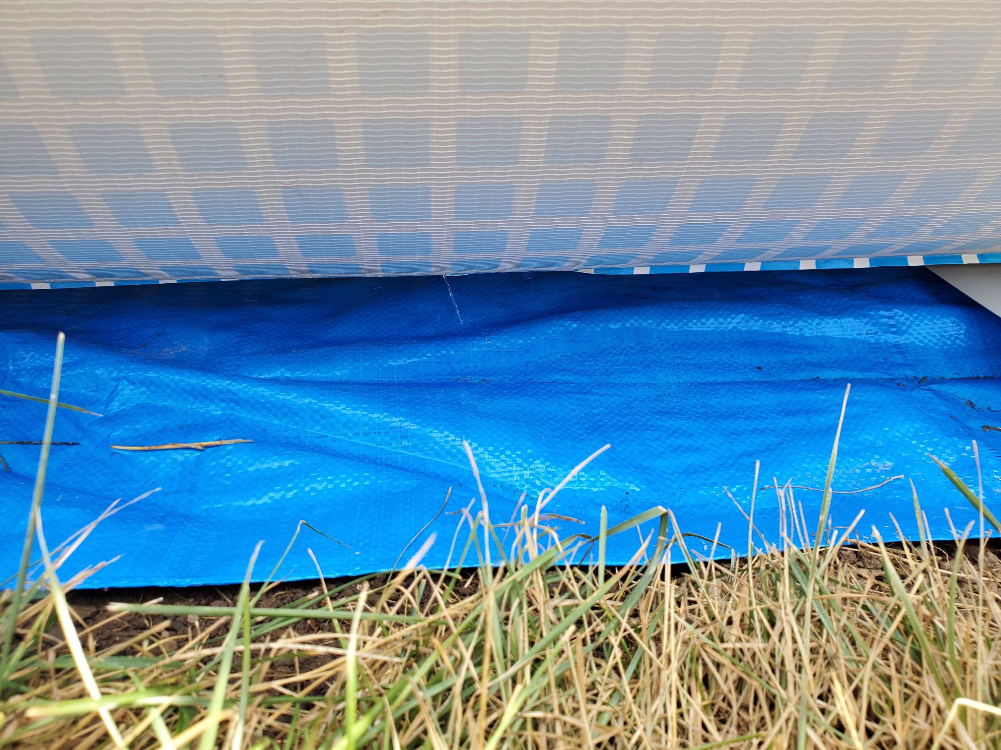 Outsunny 11ft x 7ft x 32in Steel Frame Pool with Filter Pump, Outdoor ...