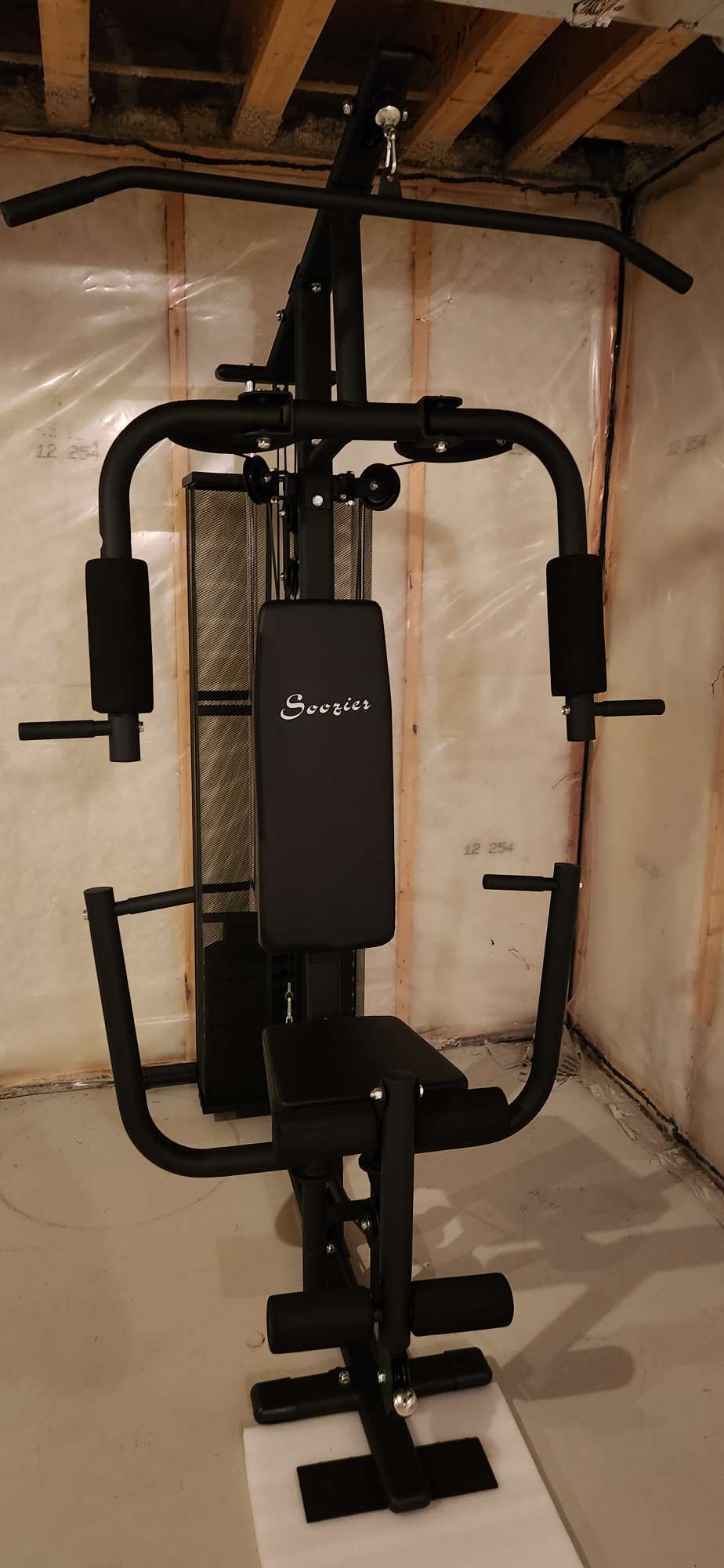 Soozier Multifunction Home Gym System Weight Training Exercise Workout ...