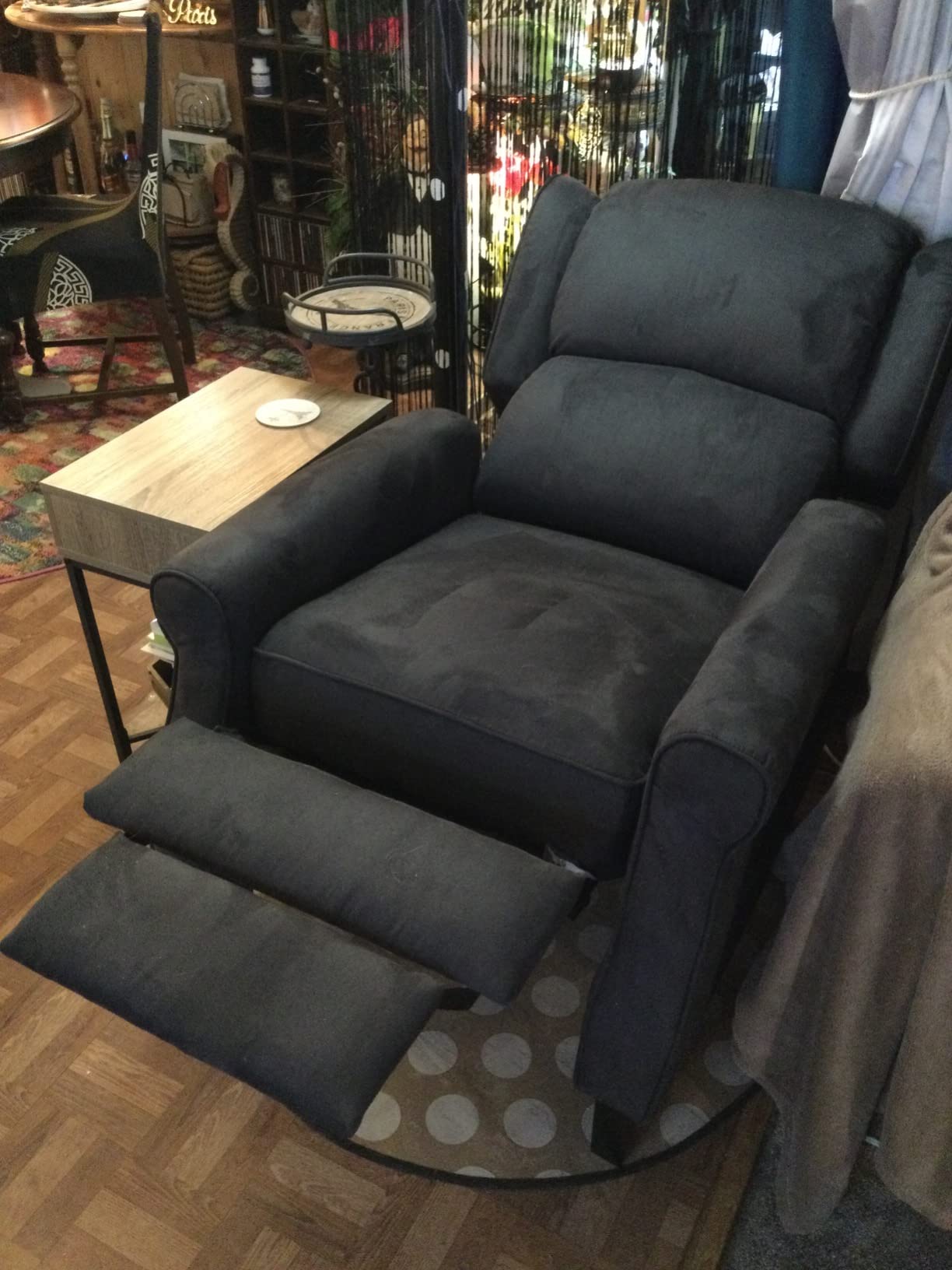 HOMCOM Massage Recliner Chair for Living Room, Push Back Recliner ...