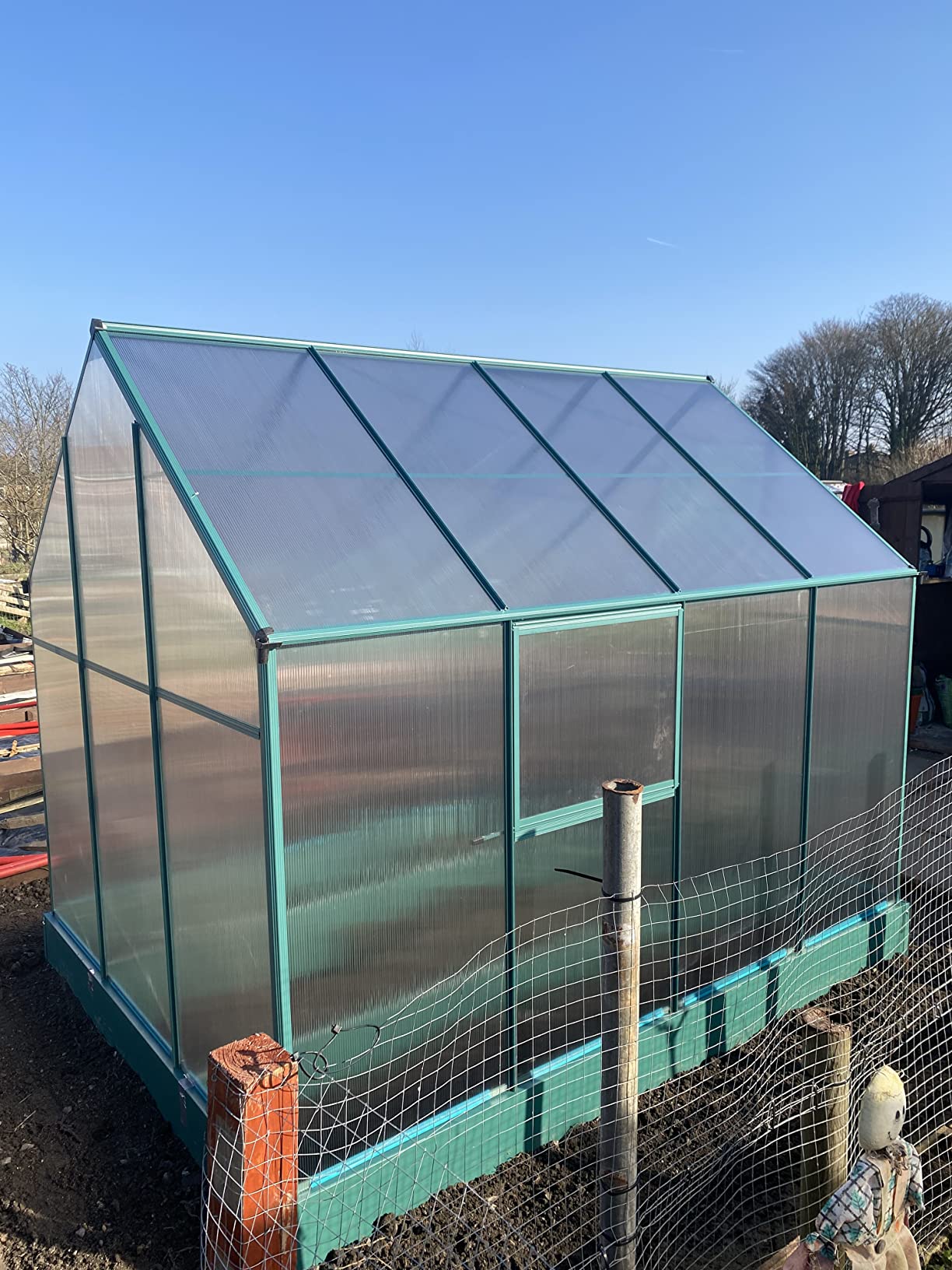 Outsunny Walk-in Greenhouse with Temperature Controlled Window 8.2' x 6 ...
