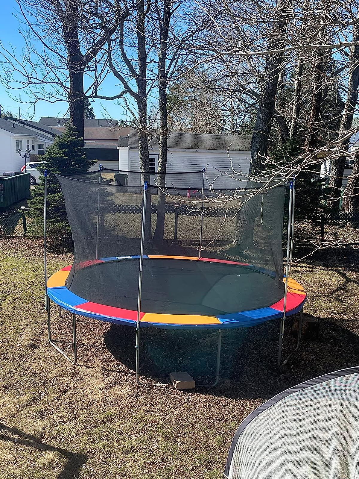 HOMCOM 14FT Trampoline Pad Trampolining Replacement Jump Bounce ...