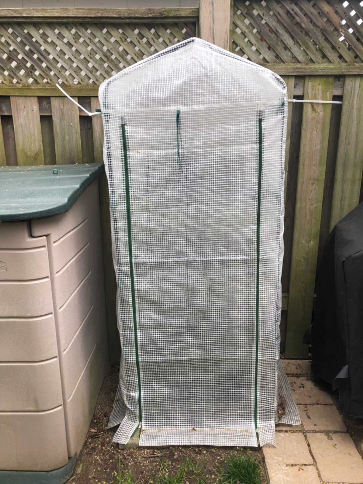 Outsunny Portable Greenhouse, Outdoor Hot House Plant Flower Greenhouse ...