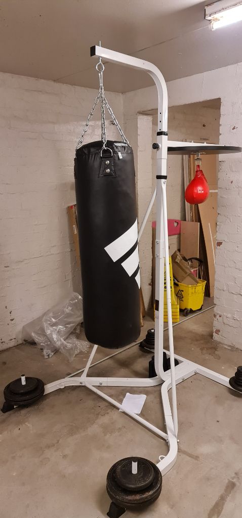 Soozier Free-Standing Speed Bag Platform Punch Bag Station Boxing Stand ...