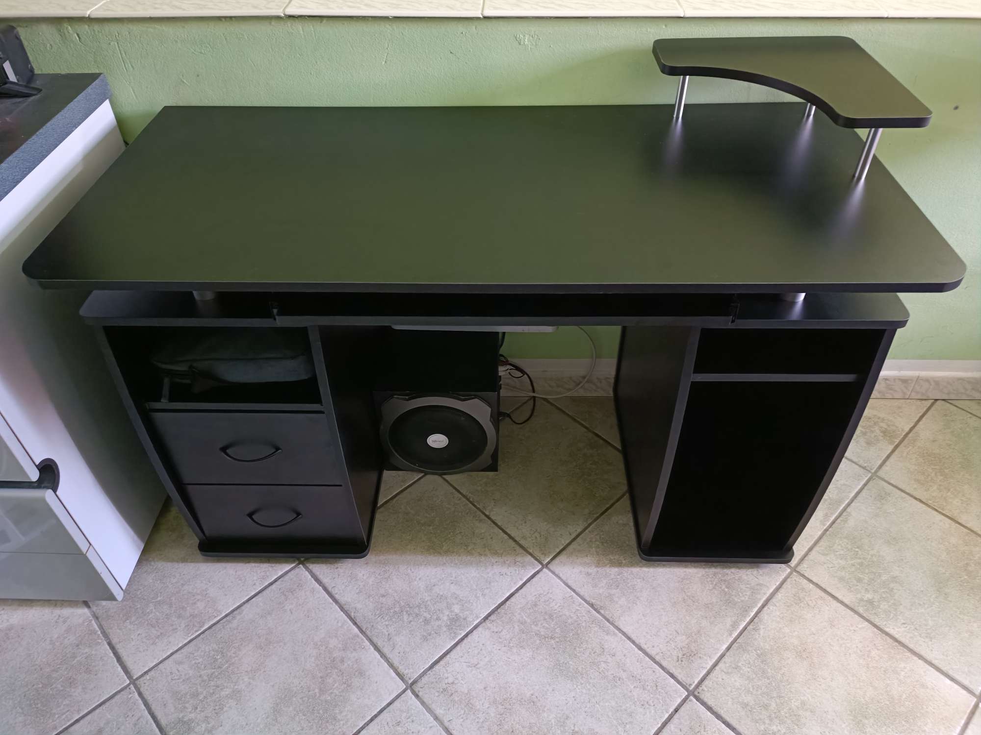 HOMCOM Multi-Function Computer Desk Home Office Workstation with ...