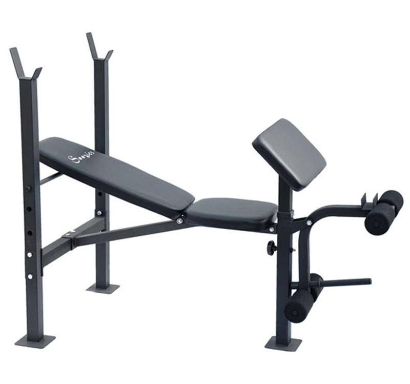 Soozier Incline Weight Bench with Preacher Curl GYM Fitness Training ...