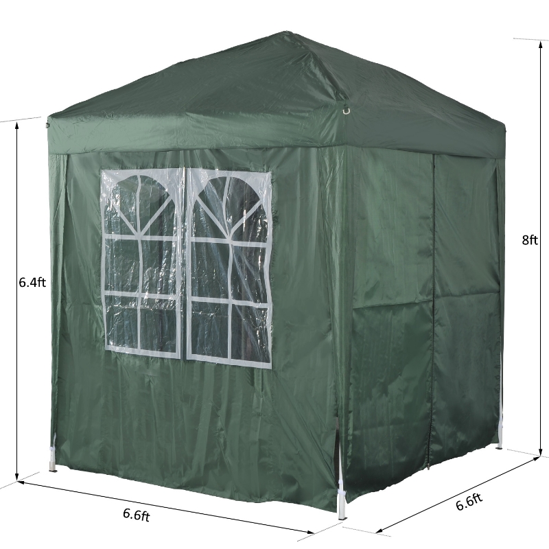 Yard, Garden & Outdoor Living 6.6x6.6ft Pop Up Gazebo Folding Canopy ...