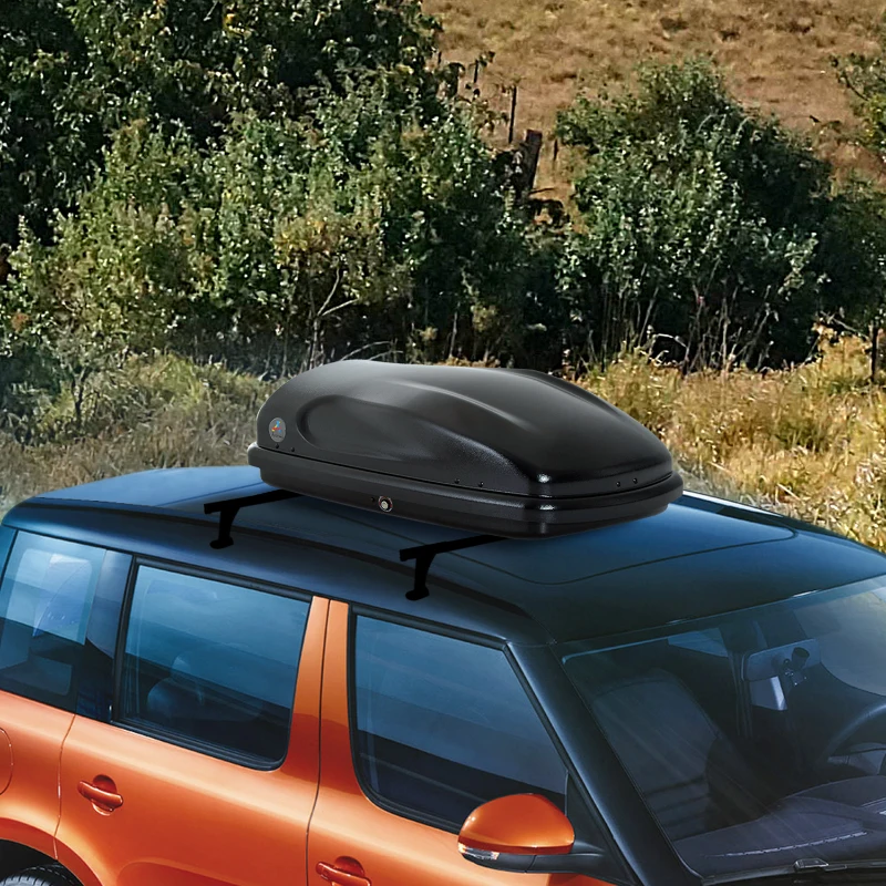 Aosom Rooftop Cargo Box Vehicle Luggage Carrier Travel Mount Storage ...