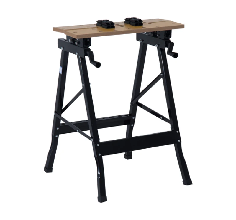 HOMCOM Folding Multi-Purpose Workbench Portable Table Carpenter ...