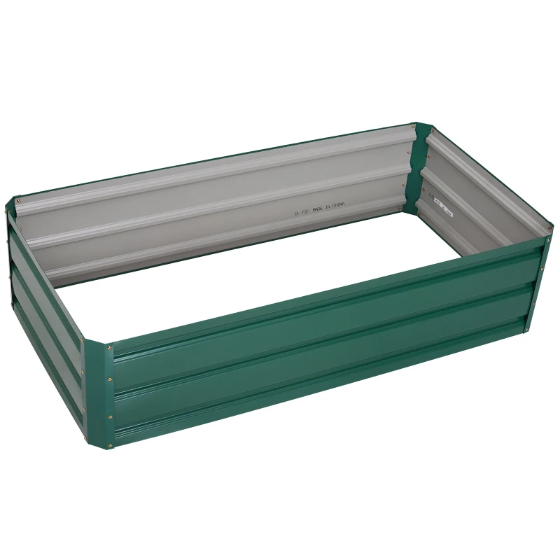 Outsunny Raised Garden Bed Gardner Frame Outdoor Planter Kit Flower ...