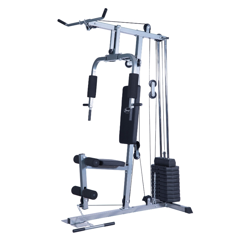 Soozier Single Stack Multi-Station Home Gym|AOSOM.COM