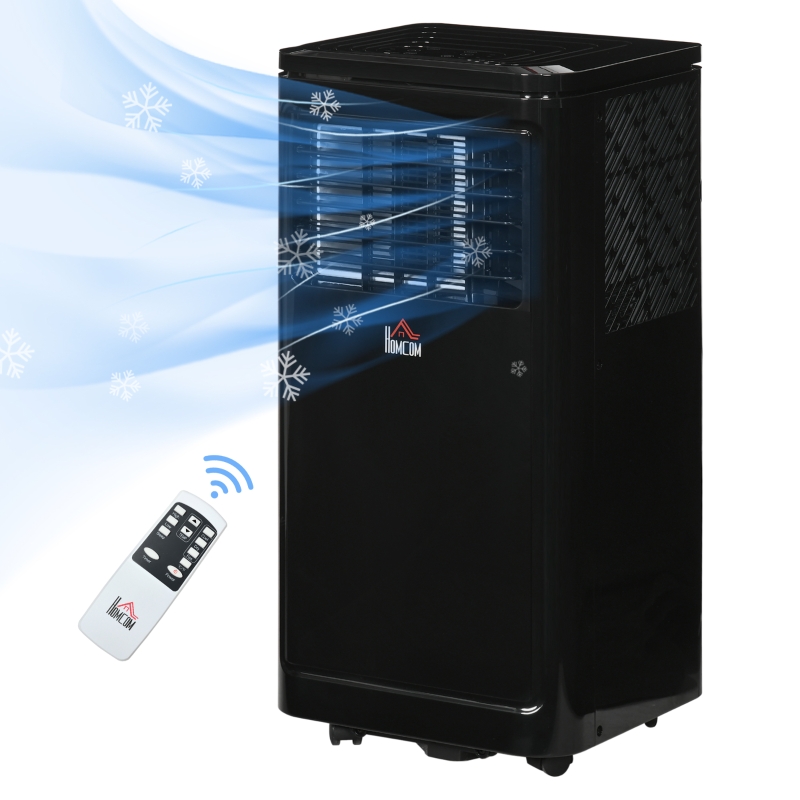 HOMCOM 8,000 BTU Portable Air Conditioner with Remote for Room up to ...