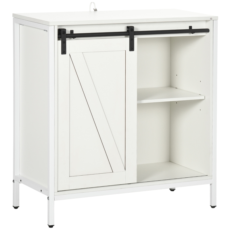White barn door buffet cabinet store