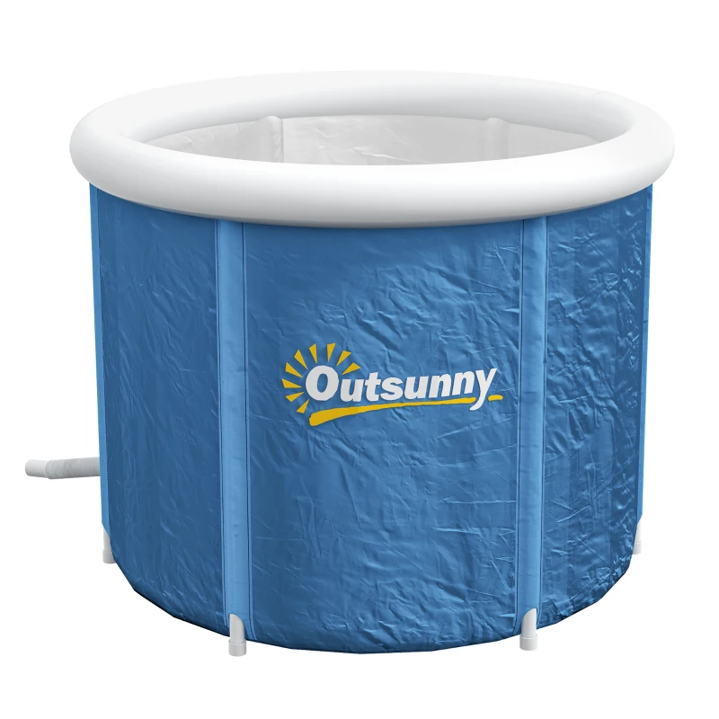 Outsunny Cold Plunge Tub, Portable Ice Bath Cold Water Therapy Tub with ...