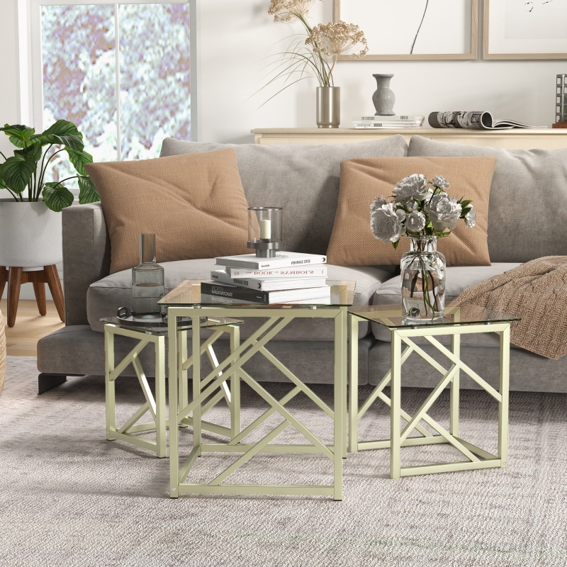 Set of 3 coffee table and end tables store