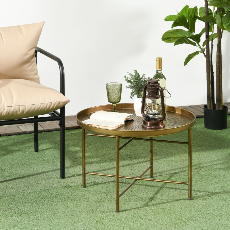 Round tray coffee table store
