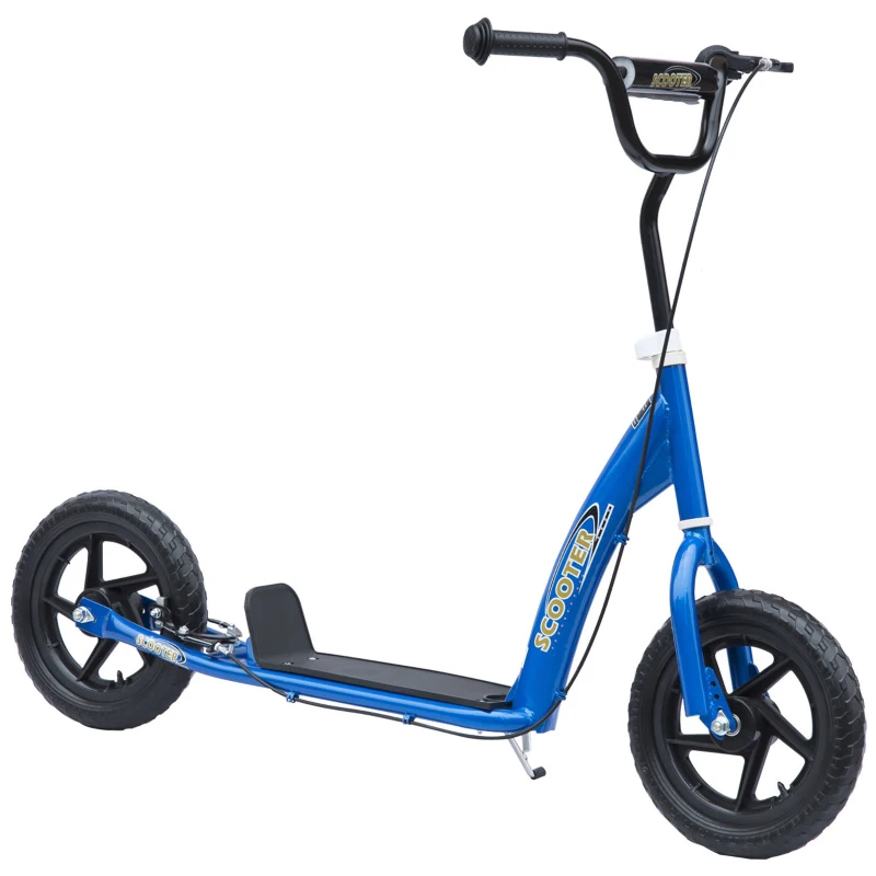 HOMCOM Kick Scooter for Kids 5-12 Years Old with Adjustable Height ...