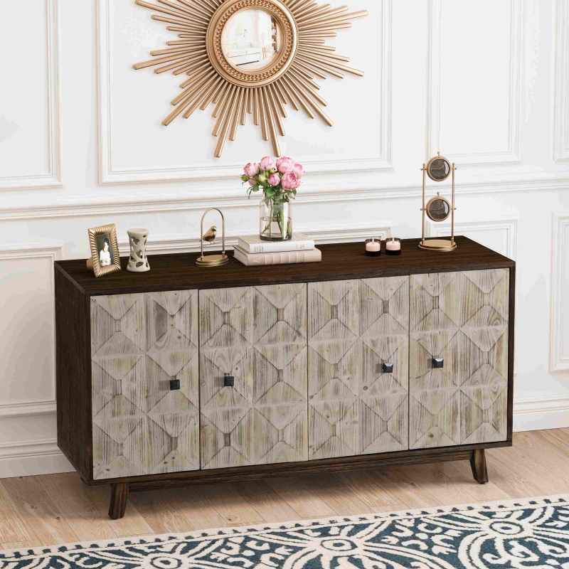 Vintage metal sideboard store