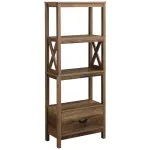 HOMCOM 3-Tier Multipurpose Storage Shelf Bookcase Display Rack Home ...