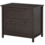 HOMCOM Retro Style 2-Drawer Lateral File Cabinet Chest with Hanging ...