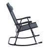 Outsunny 2 Piece Mesh Outdoor Patio Folding Rocking Chair Set Garden ...
