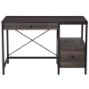 HOMCOM Home Office Writing Desk with File Storage Drawer for Letter ...