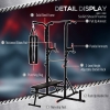 Soozier 86" Full Body Power Tower Home Gym Fitness Station with ...
