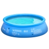 Outsunny Inflatable Swimming Pool Family-Sized Blow Up Pool Round ...