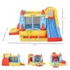 Outsunny 4-in-1 Bounce Castle Inflatable Bounce House w/ Slides ...