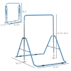 Qaba Folding Gymnastics Bar for Kids, Small Gymnast Bar, Easily ...