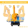 Qaba No Power Construction Ride on Excavator Digger Multi-functional ...
