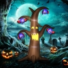 Outsunny 8ft Inflatable Halloween Ghost Tree with Upside-down Bats ...