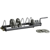 Soozier Horizontal Weight Rack, Weight Plate Rack Holder, Bumper Plate ...