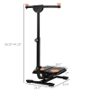 Foldable Ab Twister Machine, Height Adjustable Twist Board with LCD ...