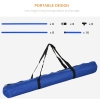PawHut 4 Piece Adjustable Dog Jump Bar Agility Training Equipment With ...