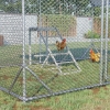 PawHut Wooden Chicken Toys for Coop with Swing, Chicken Activity Center ...
