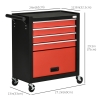 DURHAND 4-Drawer Tool Chest with 4 Wheels, Rolling Tool Box and Storage ...