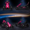Aosom 12V Electric Go Kart for Kids w/ Adjustable Speed, Pink | Aosom.com
