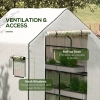Outsunny Greenhouse Cover Replacement Walk-in PE Hot House Cover with ...