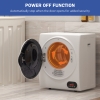 HOMCOM 1.5 cu.ft Portable Compact Clothes Laundry Dryer with ...