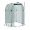Outsunny Galvanized Steel Crop Cage, Plant Protection Tent with ...