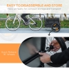 Aosom Trailer for Bike, Bicycle Cargo Trailer with Removable Storage ...