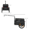 Aosom Trailer for Bike, Bicycle Cargo Trailer with Removable Storage ...