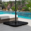 Outsunny Universal Cross Umbrella Base, Cross Brace Stand for Market ...