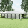 Outsunny 16' x 32' Heavy-duty Large Wedding Tent, Outdoor Carport ...