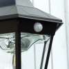 Outsunny 77" Solar Lamp Post Light Outdoor Street Lamp, Motion ...